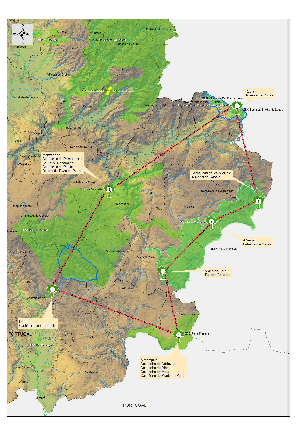 A Xunta presenta dúas novas rutas pola comarca de Valdeorras e as ...