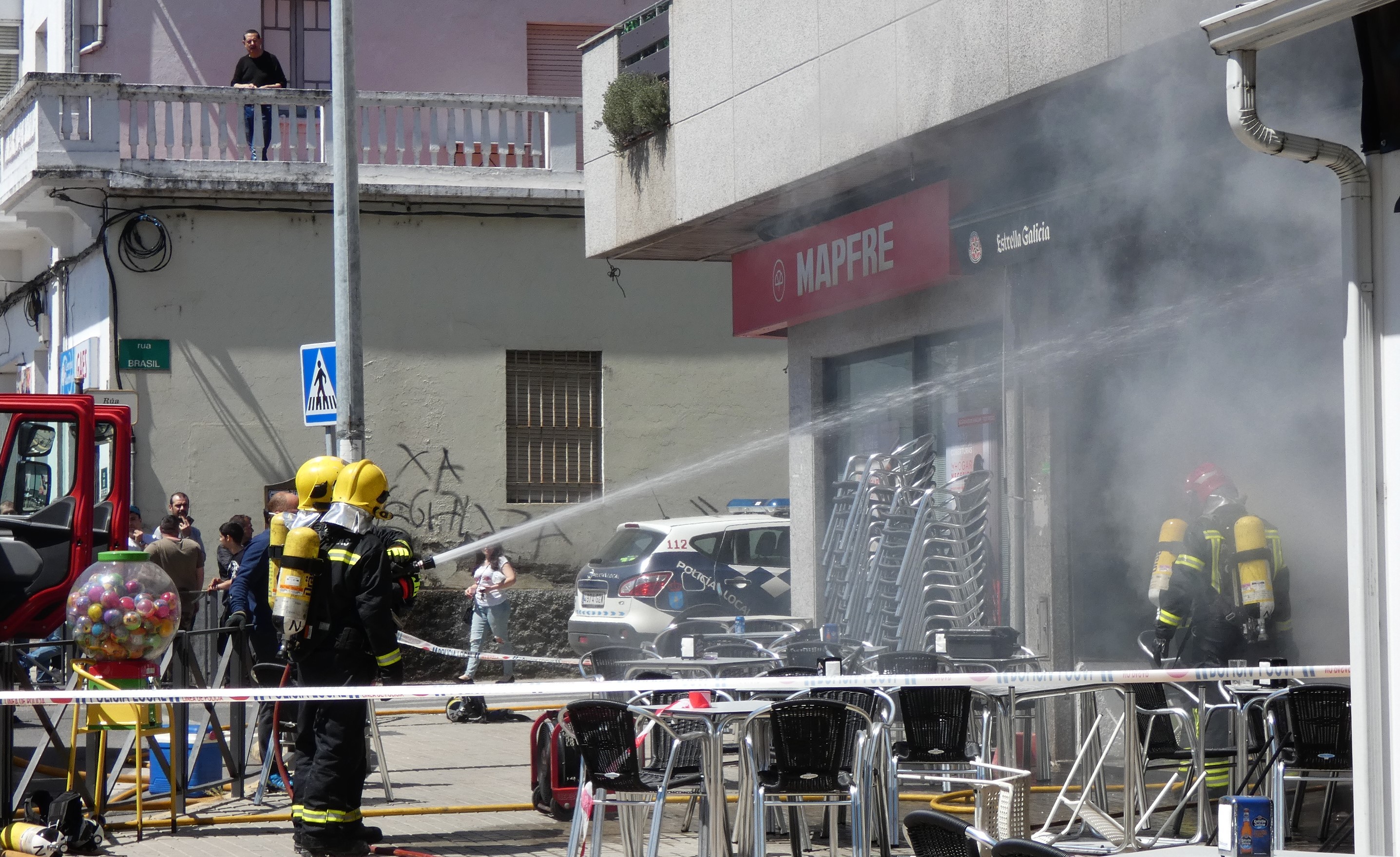 Una campana origina un incendio en un bar de A Rúa | Creando Tu Provincia